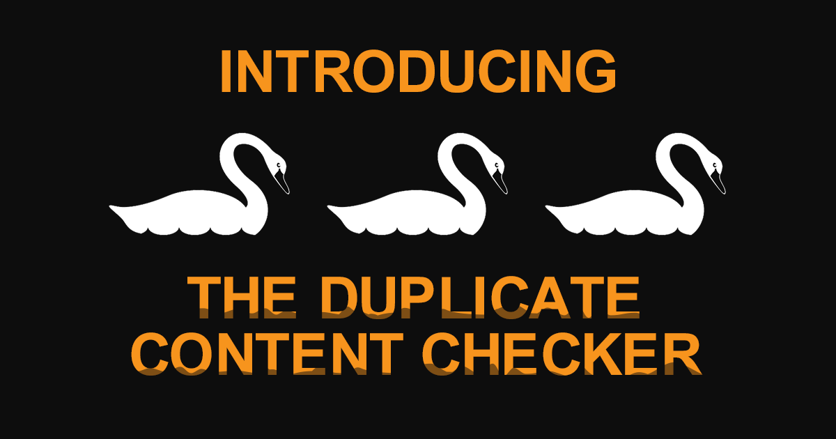 Introducing the Duplicate Content Checker - URL Profiler